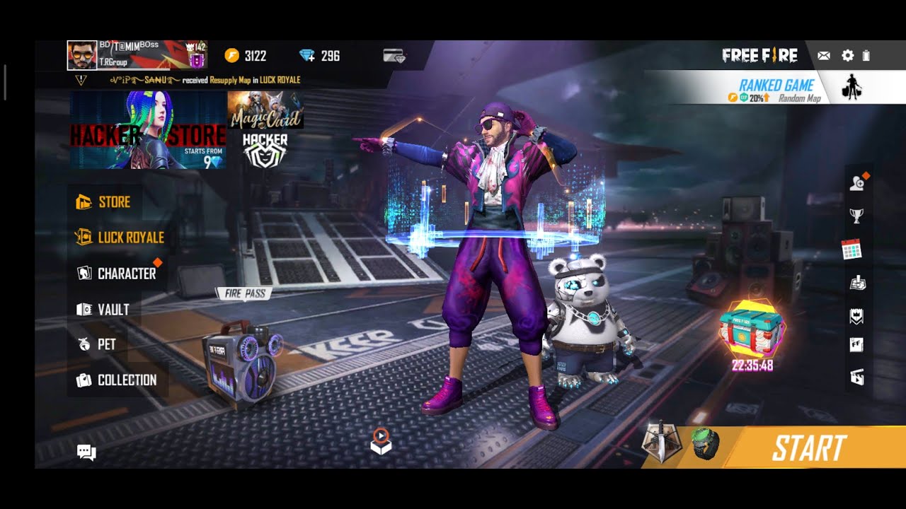 🔴Live Free Fire Rush Game Play, Live on Rank Match, With Girl, Gaming ...