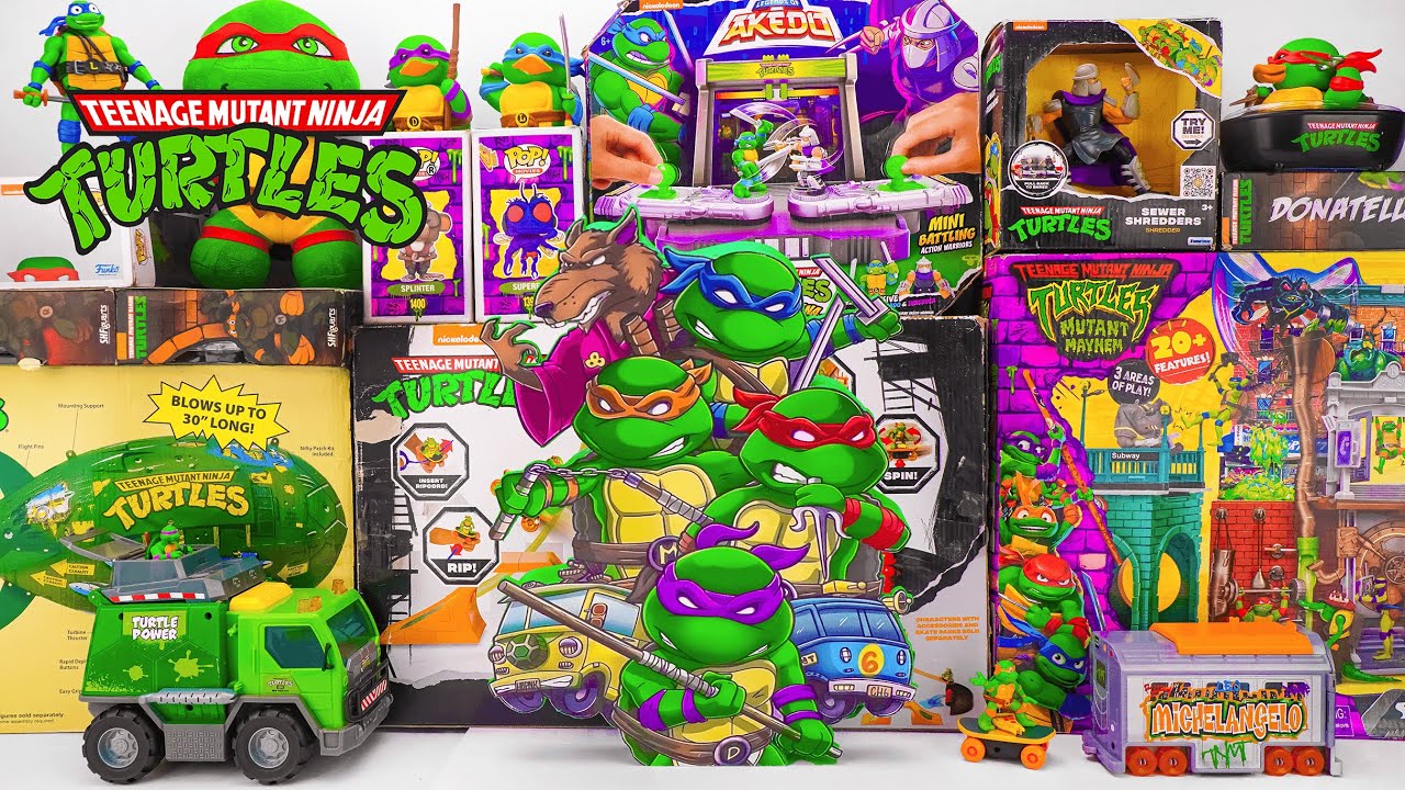 Unboxing Teenage Mutant Ninja Turtles | Secret Box of 4 Ninja Turtle ...