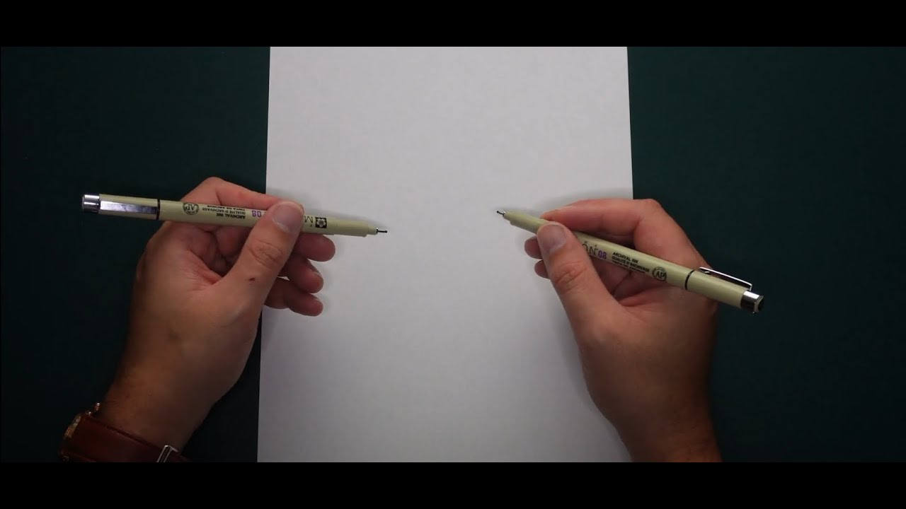 Drawing With Both Hands At Once - YouTube