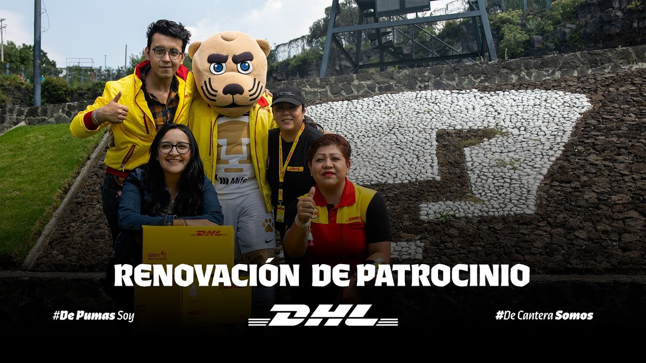 Conferencia de prensa | Renovación del patrocinio de DHL con Pumas ...