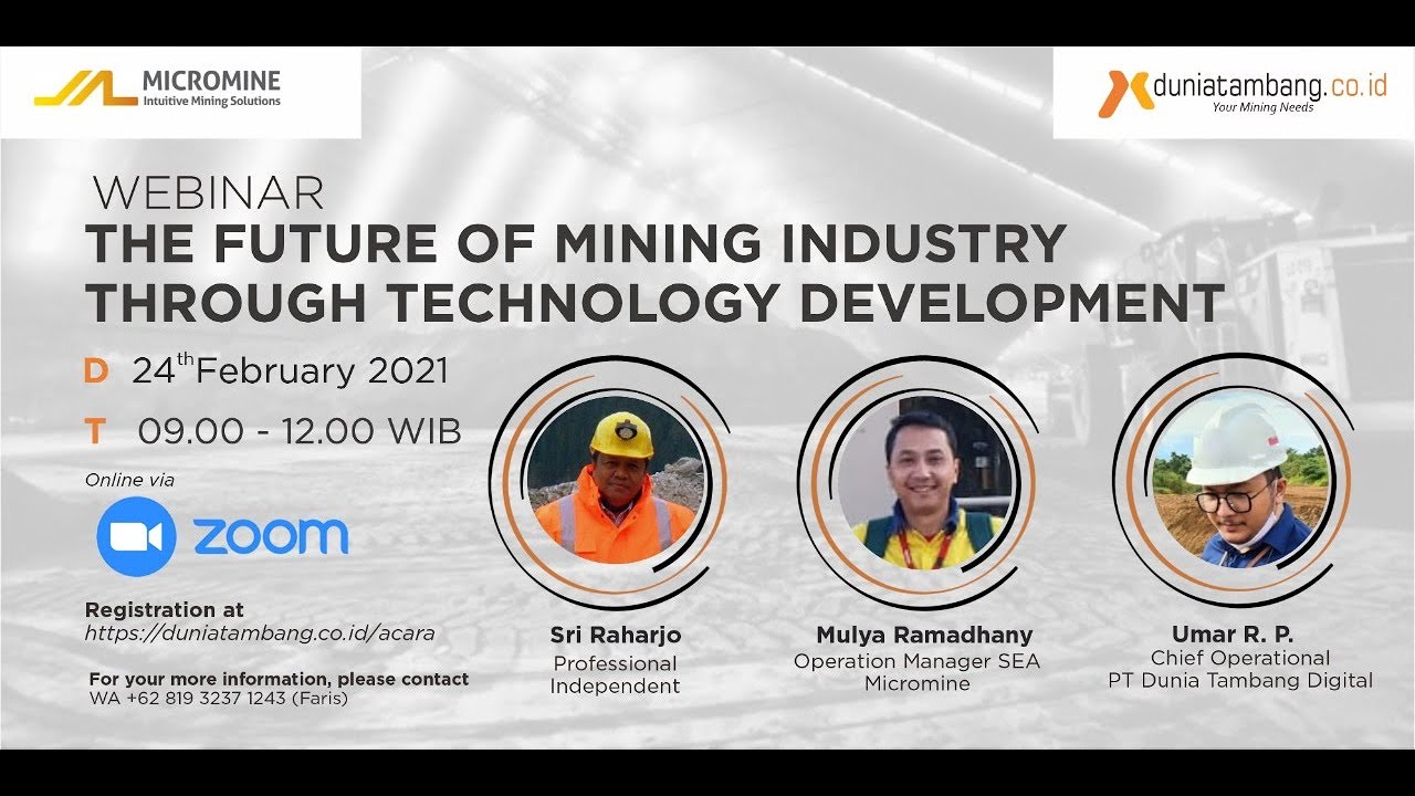 Webinar "The Future of Mining Industry Through Technology Development ...
