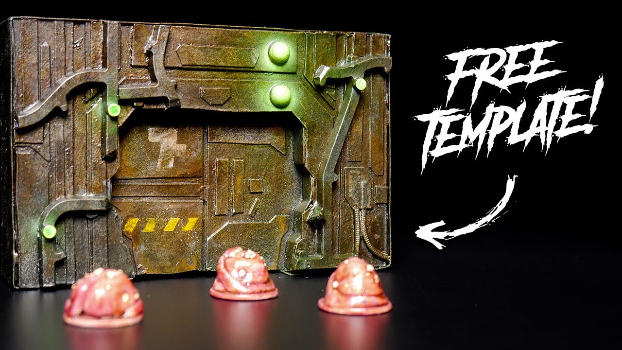 Modular Sci-Fi Door for Futuristic TTRPG's (FREE TEMPLATE!) - YouTube