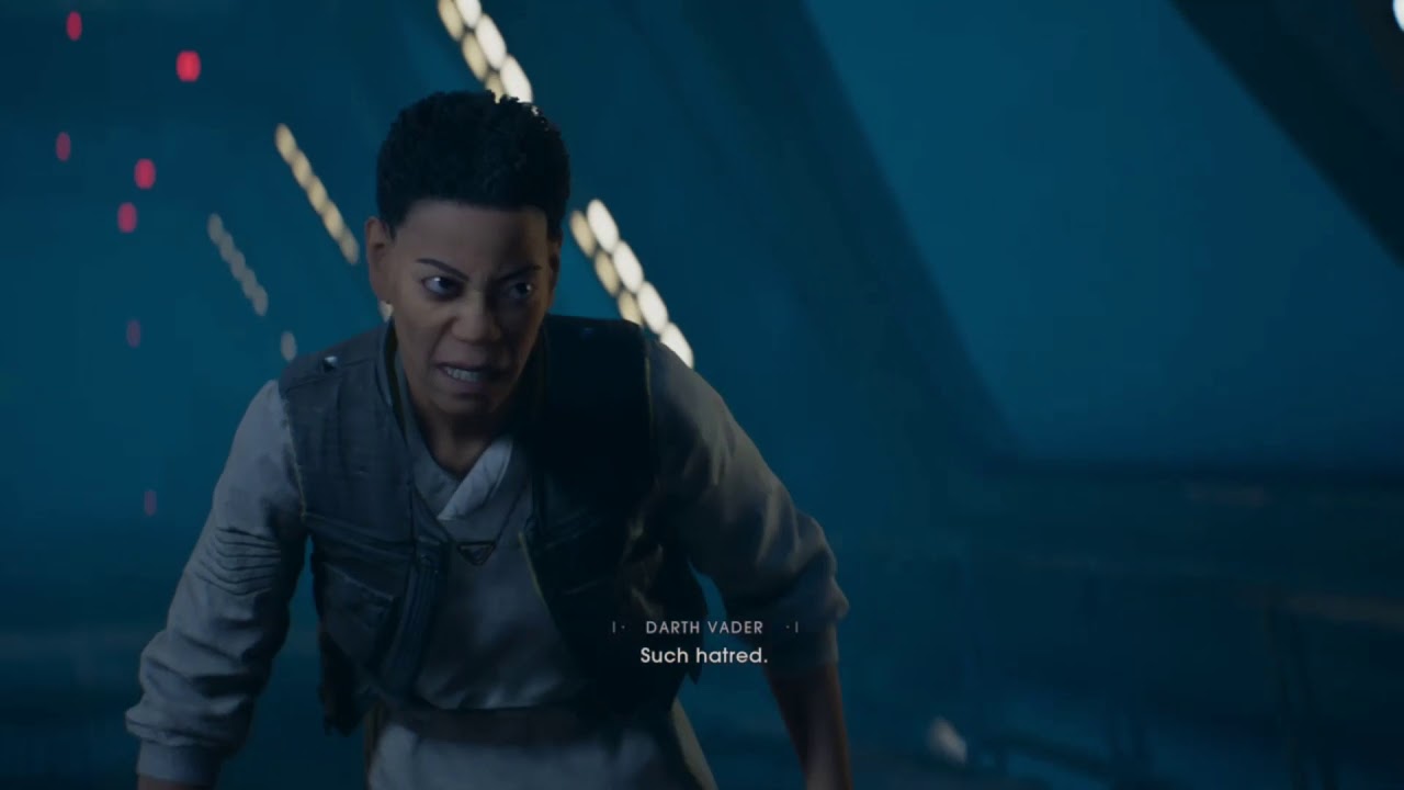 Star wars: jedi fallen order darth vader cutscene - YouTube