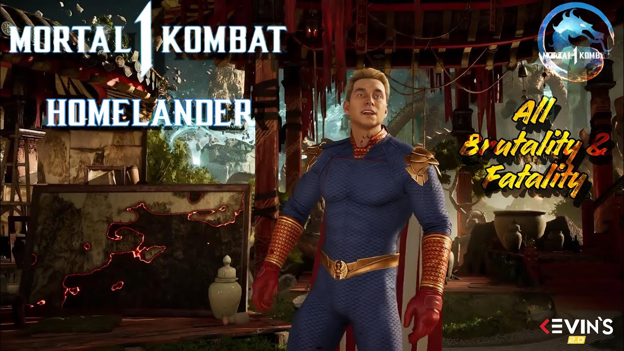 MK1 Homelander All Brutality & Fatality - YouTube