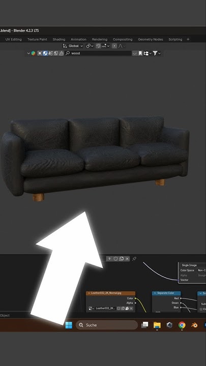 Blender Advent Calendar Day 15 | Create a Couch 💯 #blender #b3d #blender3d #tutorial #3dart ...