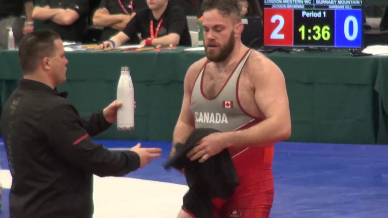 2019 Sr CAN Championship FS125kg Frederick Choquette (Concordia) vs ...