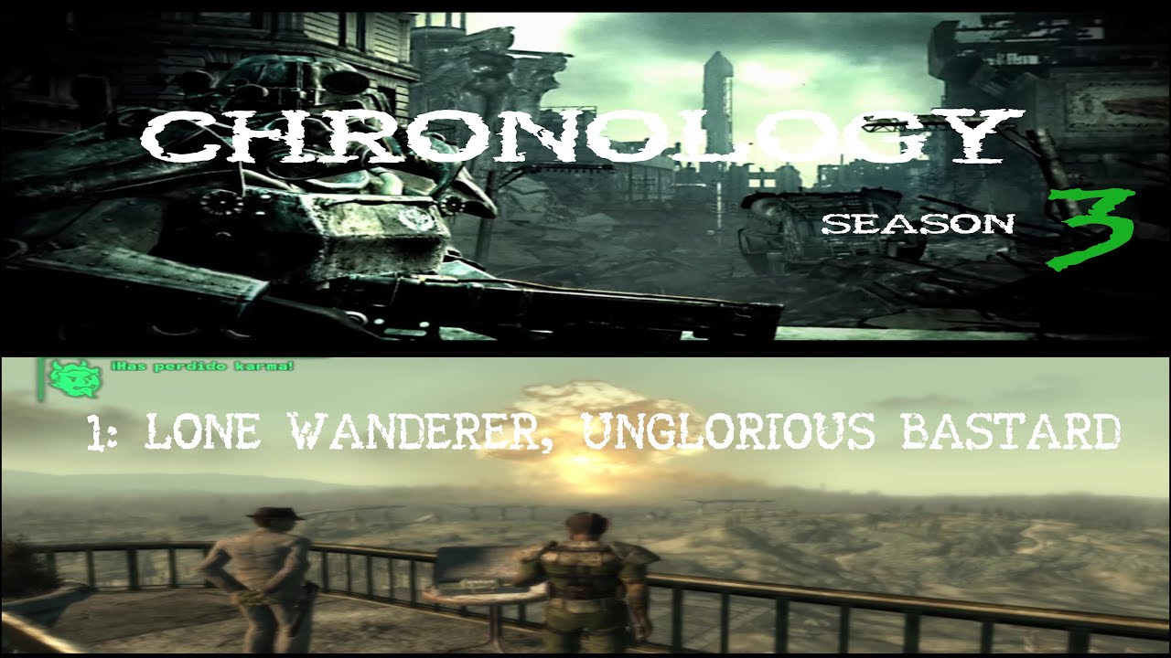 Fallout Chronology Season 3, Episode 1: Lone Wanderer, Unglorious ...