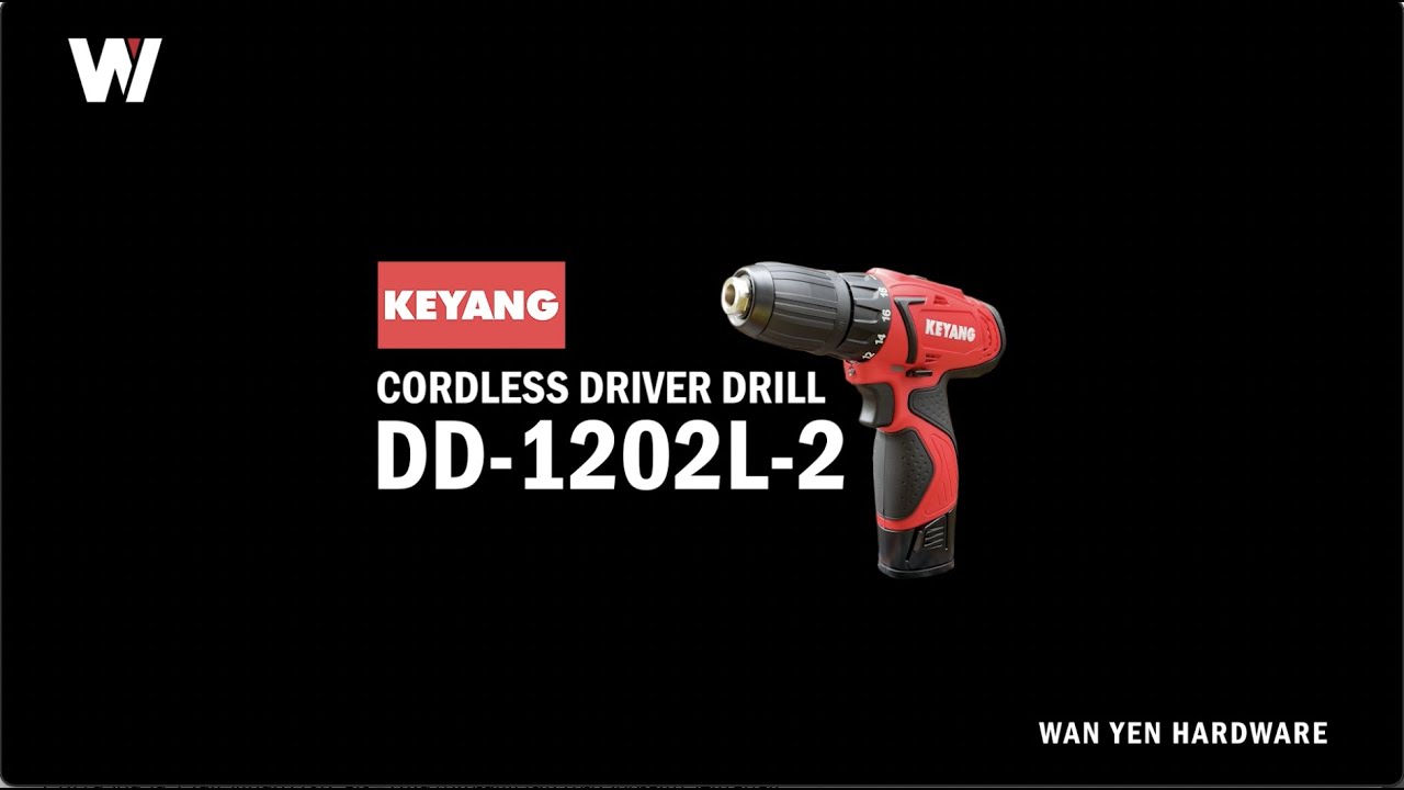 KEYANG CORDLESS DRILL DRIVER (DD-1202L-2) - YouTube
