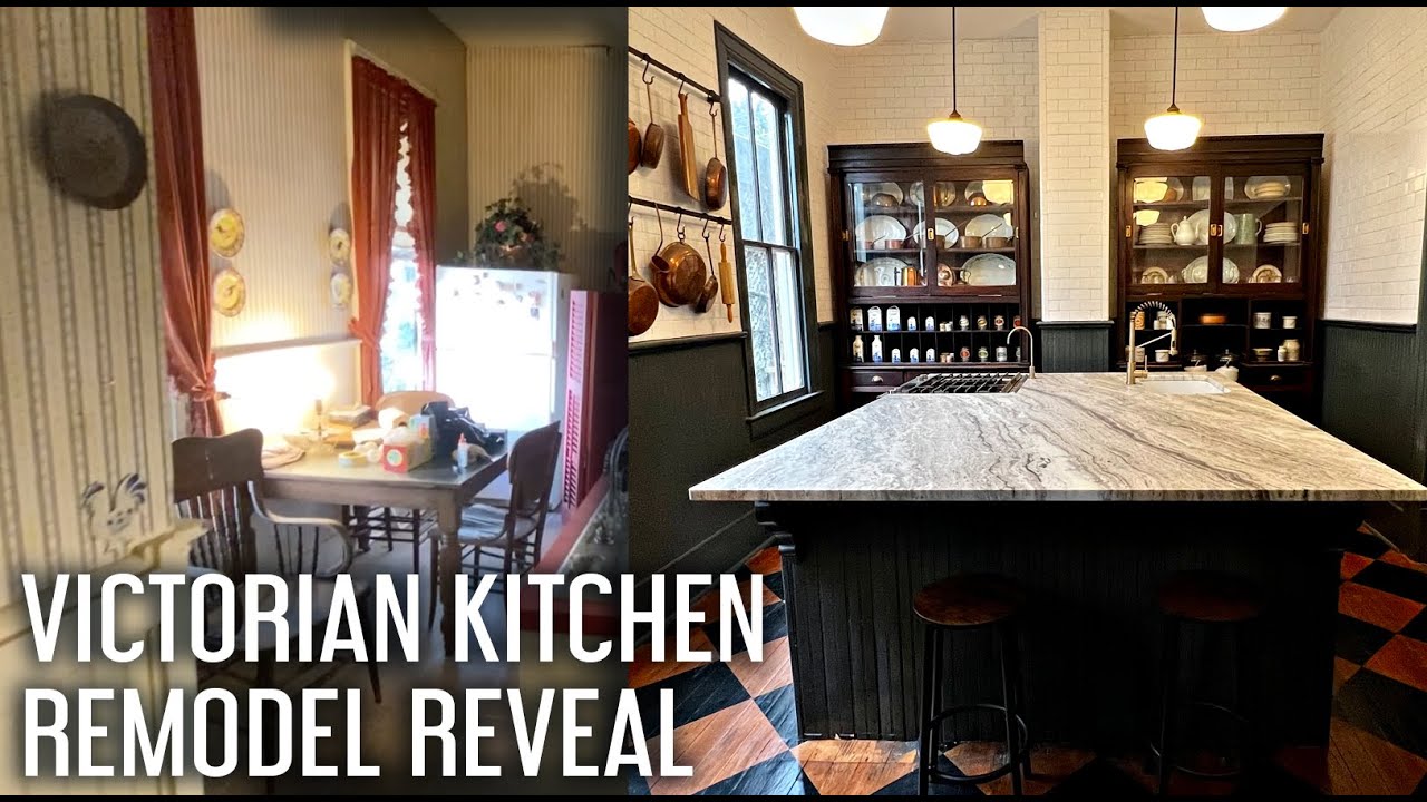 KITCHEN BEFORE & AFTER VICTORIAN HOME REMODEL vintage kitchen ...