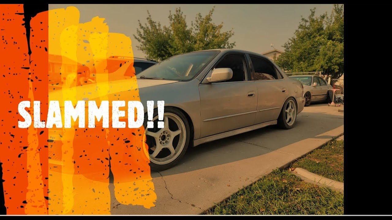 Slammed my CG6 Honda Accord - YouTube