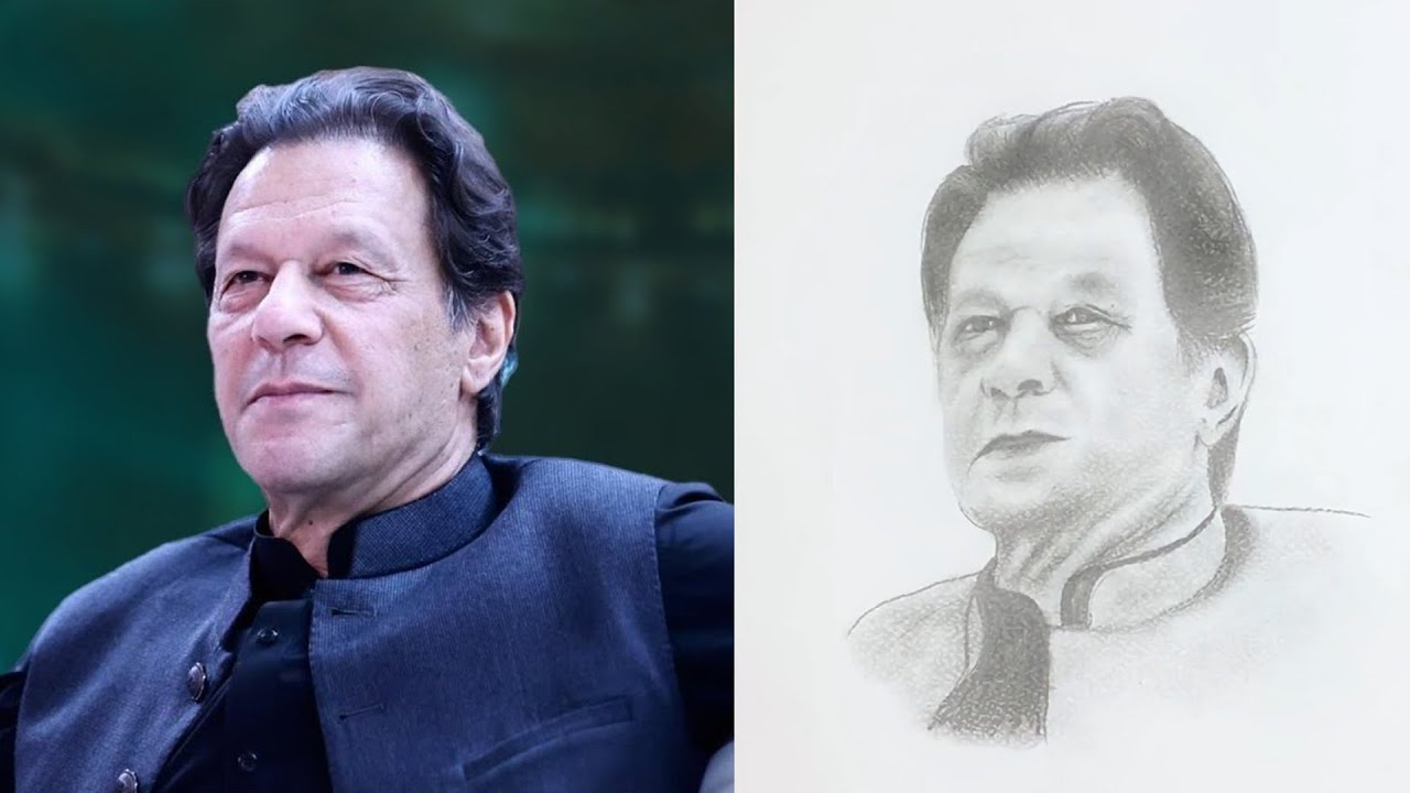 The Sketch of Chairman PTI #imrankhan Ex-PM of Pakistan by ...