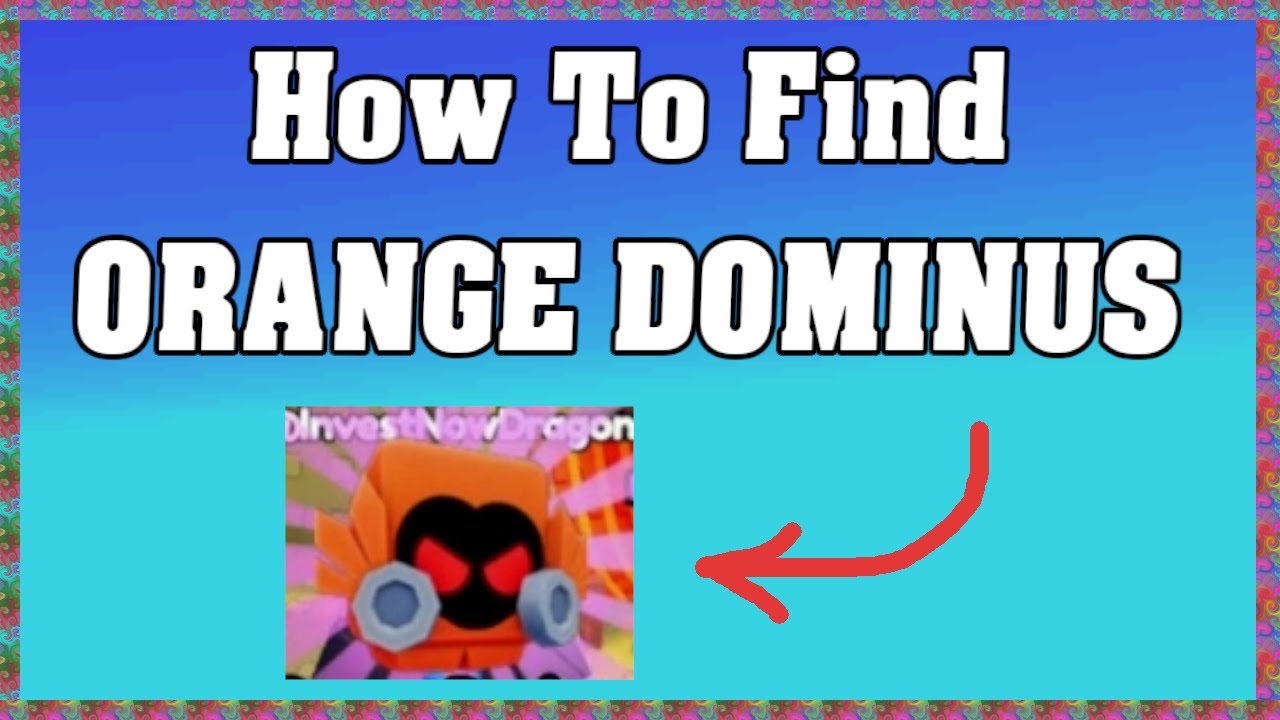 How To Find ORANGE DOMINUS - FIND THE PETS ROBLOX ! 🐶 - YouTube