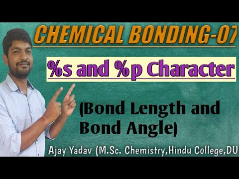 s and p Character | Percent s character | s character in different ...