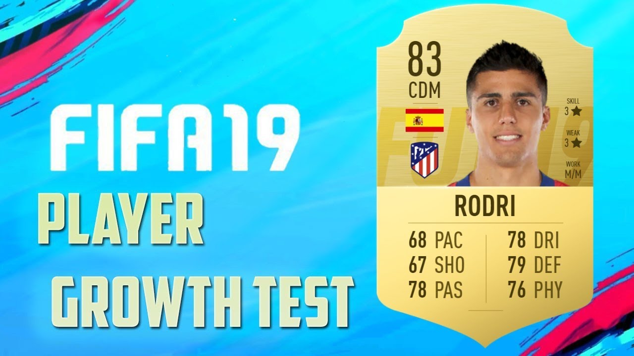 FIFA 19 | Rodri | Growth Test - YouTube