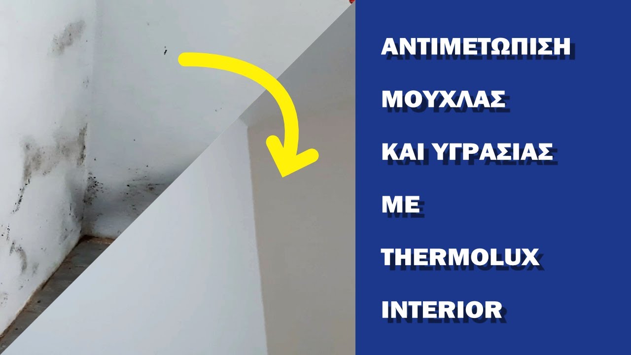 Πως Επισκευάζουμε Τοίχους με Καθοδική Υγρασία και Μούχλα με Thermolux ...