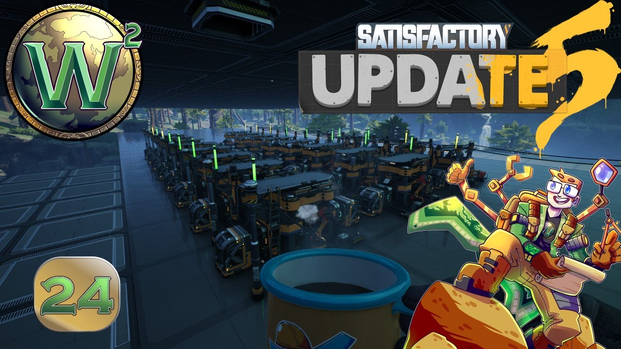 Satisfactory Update 5, Episode 24 - Let's Play, Stream - YouTube