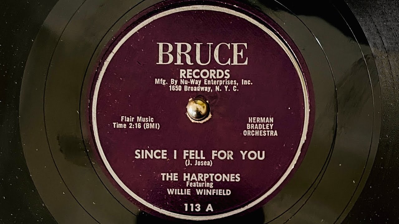 The Harptones " Since I Feel for You “ Feat Willie Winfield 1954 Doo ...