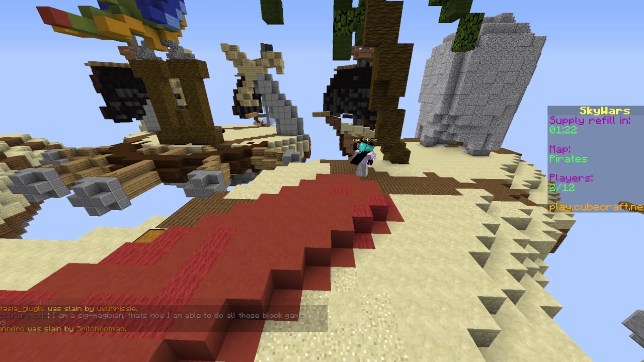 CubeCraft Player Flying Nick: uwuKrissie - YouTube