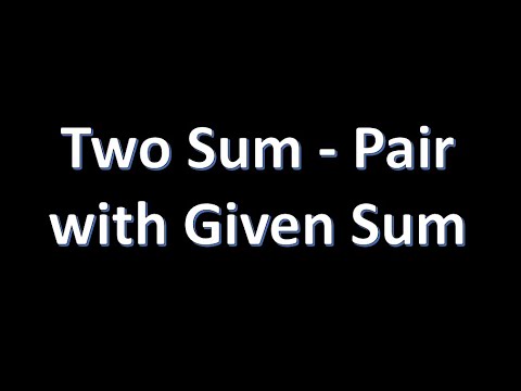 Two Sum - Pair with Given Sum - GFG POTD Day 42 - GFG 160 Days of Problem Solving - YouTube