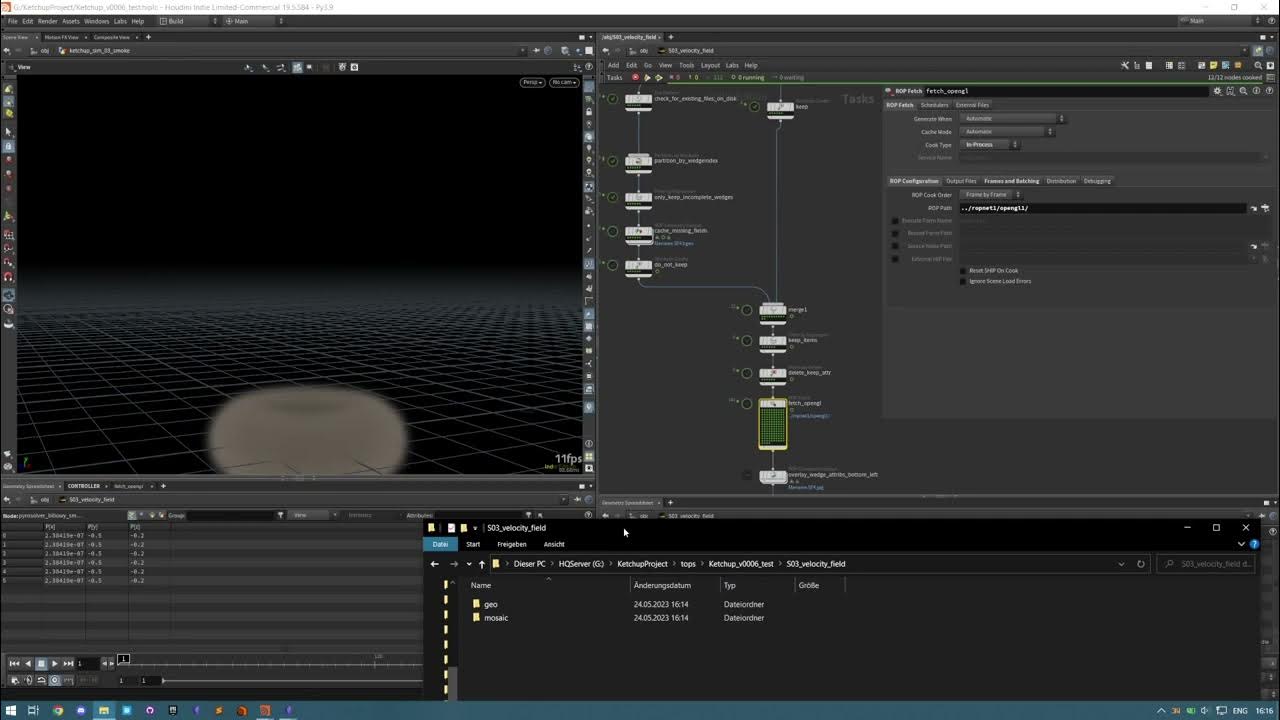Houdini PDG / TOPs: fix ROP Geometry Output in process cook overwriting files - YouTube