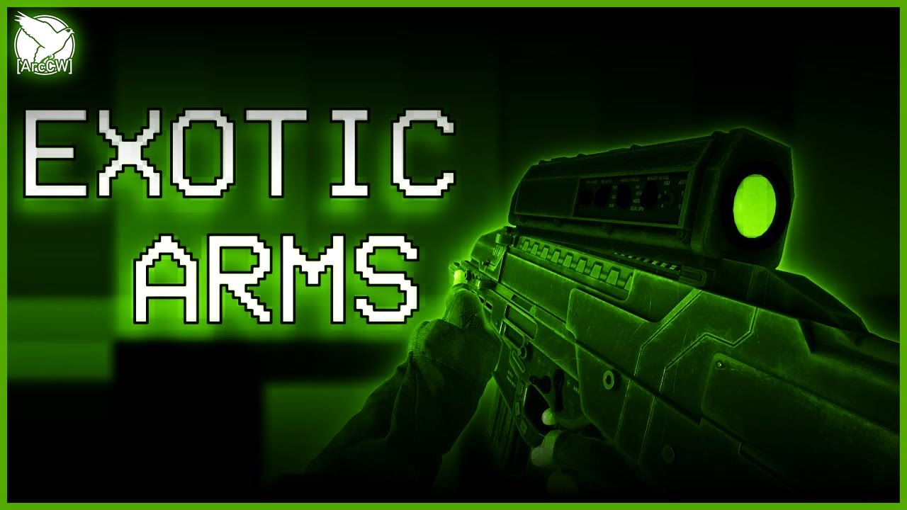 [GMOD] ArcCW Weapon Showcase: Exotic Arms - YouTube