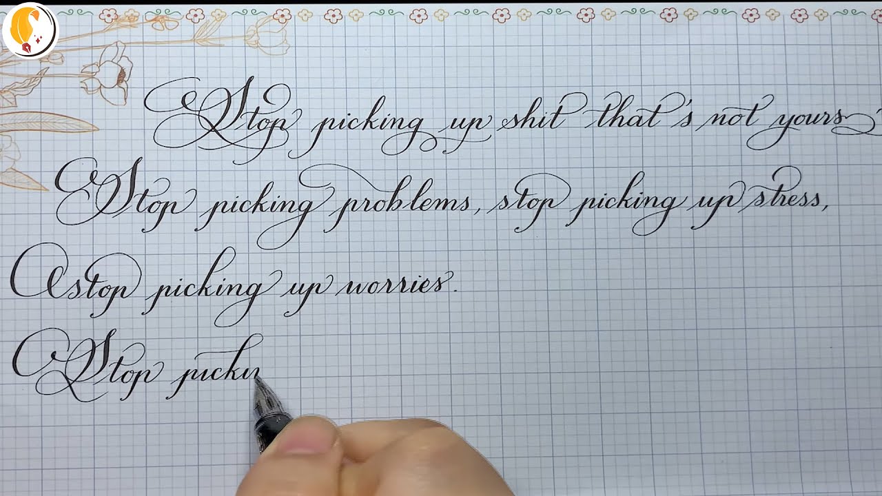 Amazing Simple Handwriting With Pen - YouTube