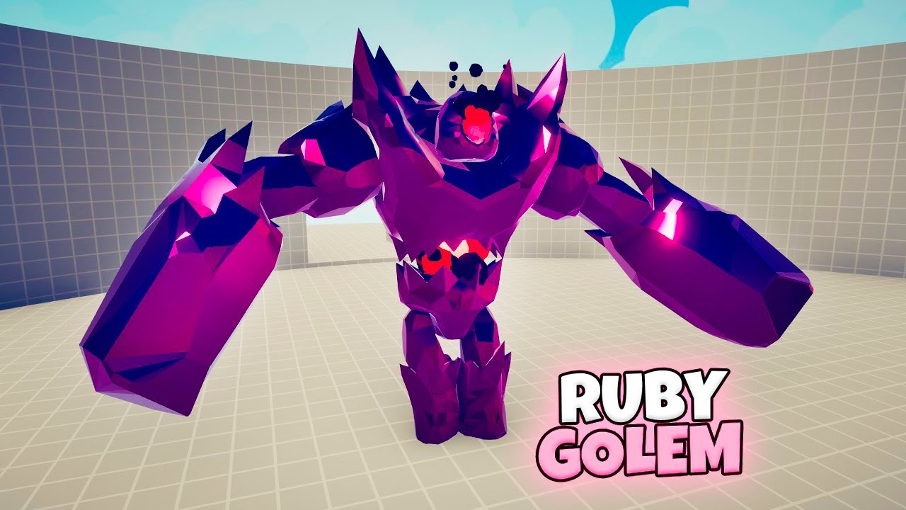 RUBY GOLEM 1 vs 1 EVERY UNIT | TABS Totally Accurate Battle Simulator ...