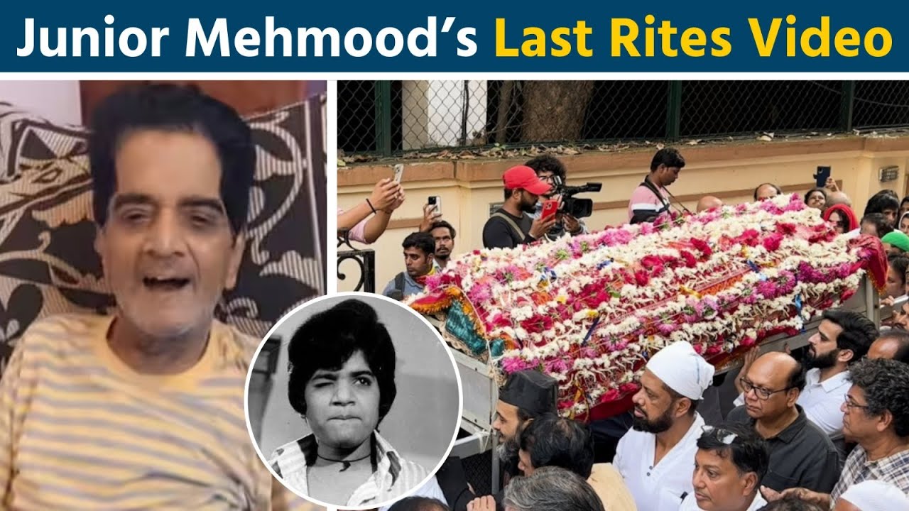 Junior Mehmood funeral: Johnny, Raza Murad, Aditya Visit Late Actor's ...