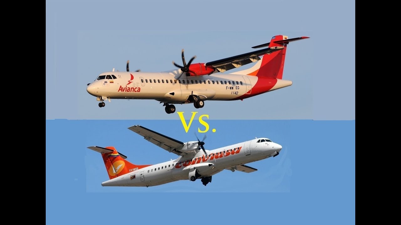 Avianca ATR-72 Vs. Conviasa ATR-72 - YouTube