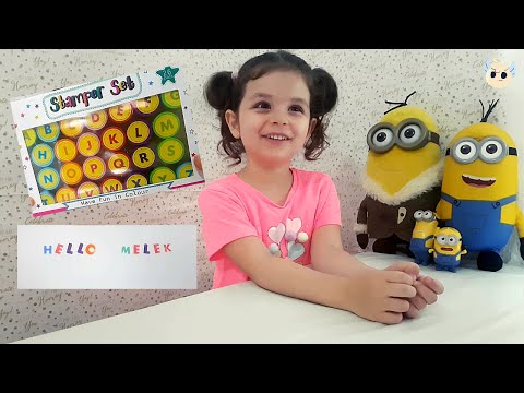 Melek harfleri öğreniyor | Learning with colorful letters |  Melek TV