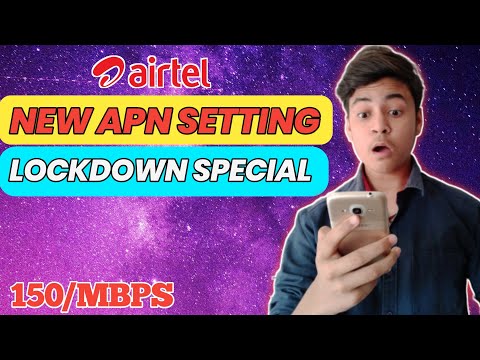 Airtel APN Settings 4g 2020 | Airtel Internet Settings | Airtel New APN Setting For April | APN