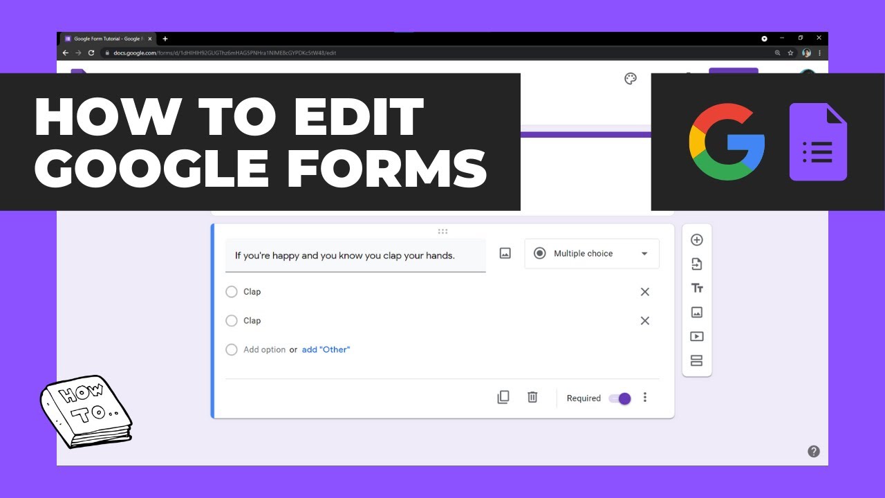 How To Edit Google Forms (2021) - YouTube