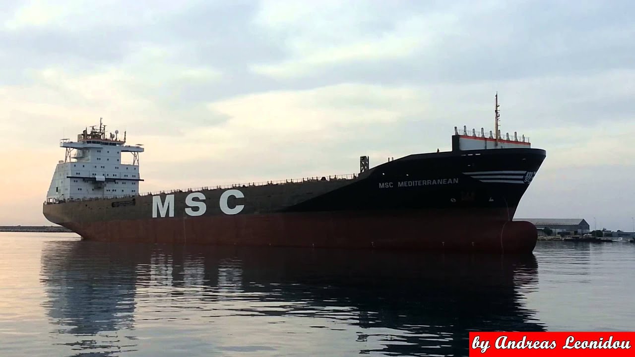 MSC MEDITERRANEAN CONTAINER SHIP - YouTube