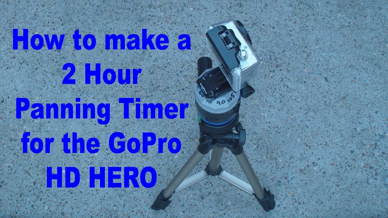 How to make a 2 Hour Panning Timer for the GoPro HERO - HD Hero, Hero2 ...