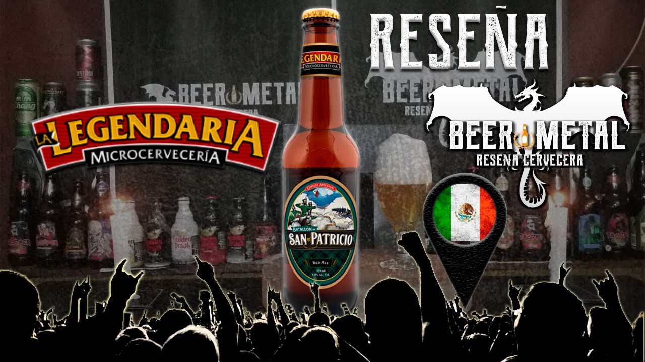 Reseña, Cerveza La Legendaria, San Patricio, Irish Red Ale. - YouTube