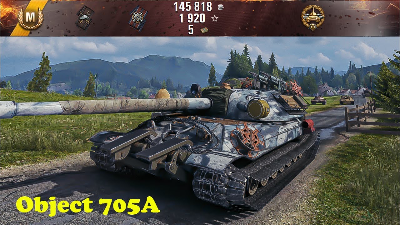 Object 705A - World of Tanks UZ Gaming - YouTube