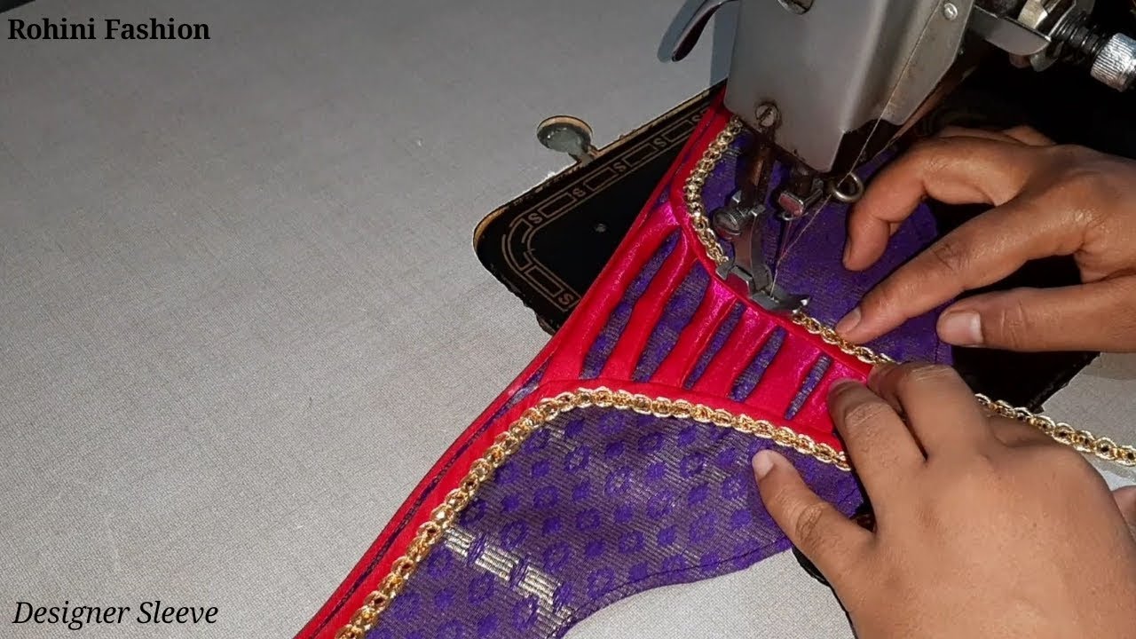 Beautiful sleeve design|How to make designer sleeve. - YouTube