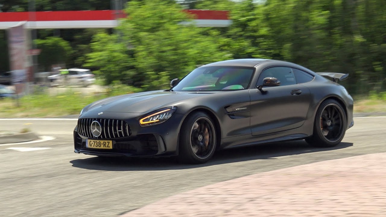 Mercedes AMG GTR - LAUNCH Controls, Accelerations, Revs, Crackles Etc ...