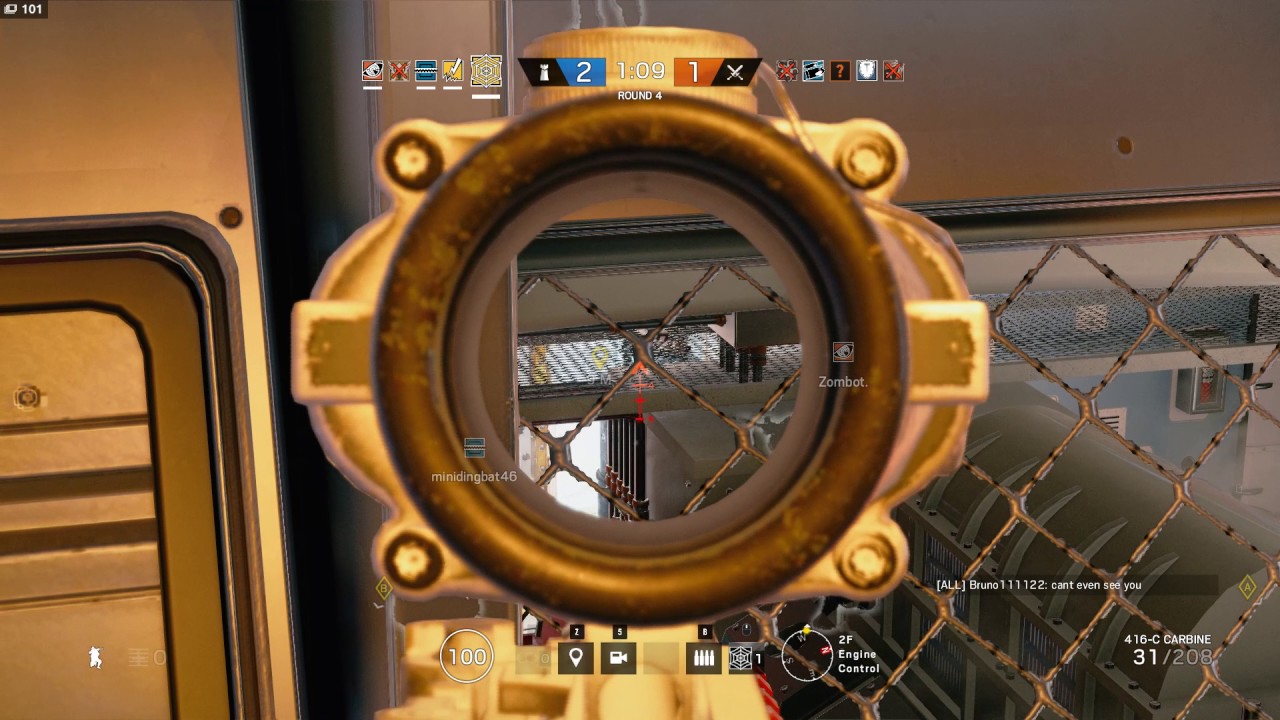 Tom Clancy's Rainbow Six Siege | Felix getting a nice flank double kill ...