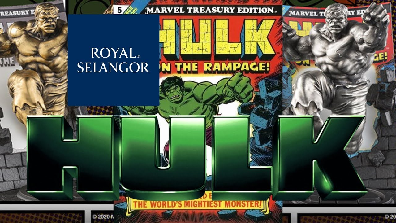 [Hobility News] Royal Selangor Hulk, Comic Cover Art - YouTube