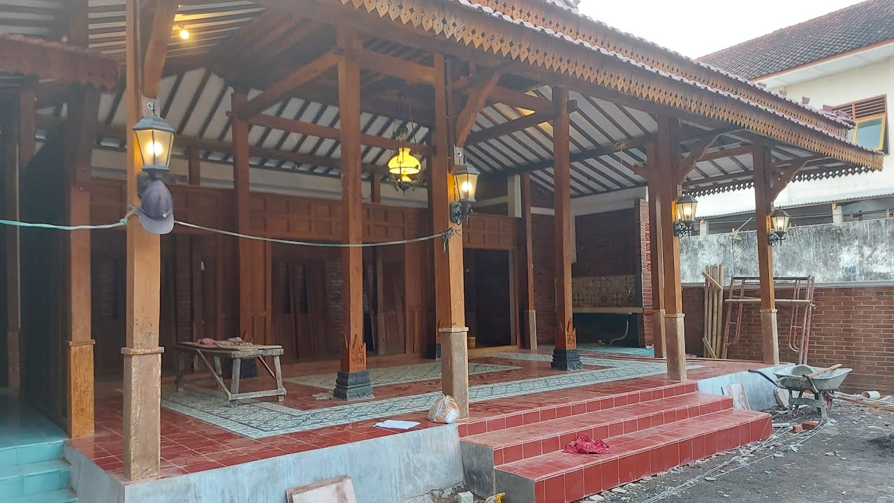 Suasana Pendopo Joglo dan Limasan menjelang petang memang keren - YouTube
