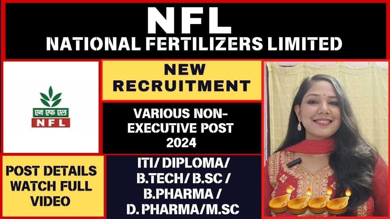 NFL Recruitment 2024 | National Fertilizers Limited Recruitment Various ...