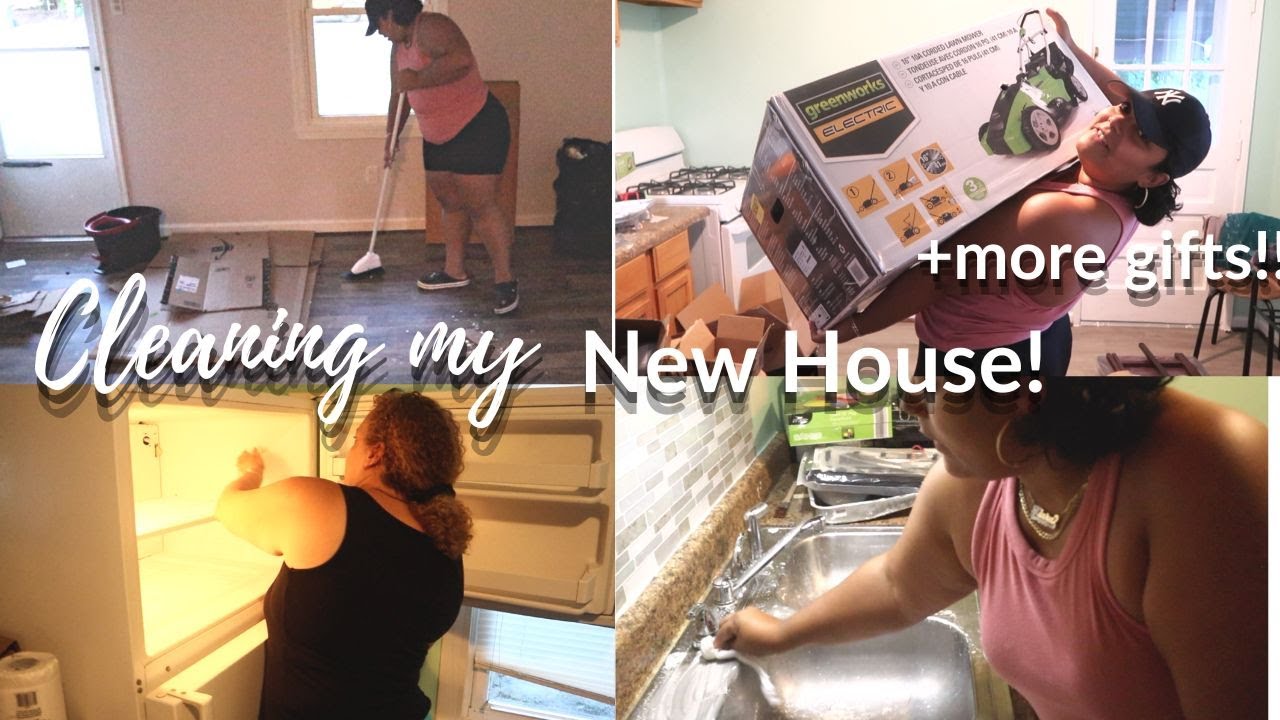 Cleaning my New House + | Opening House warming gifts PT 2| Buying ...
