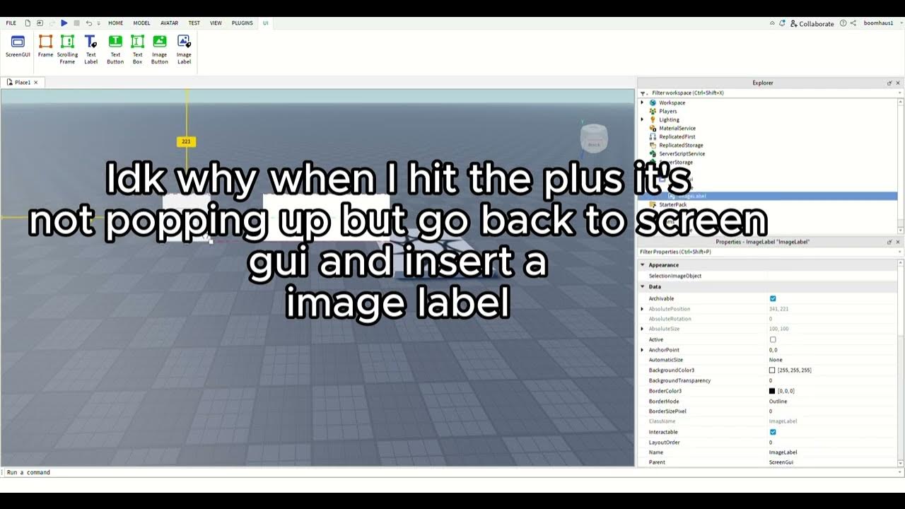 How to create a Simple Gui Icon for Roblox Studio! (No scripting) - YouTube