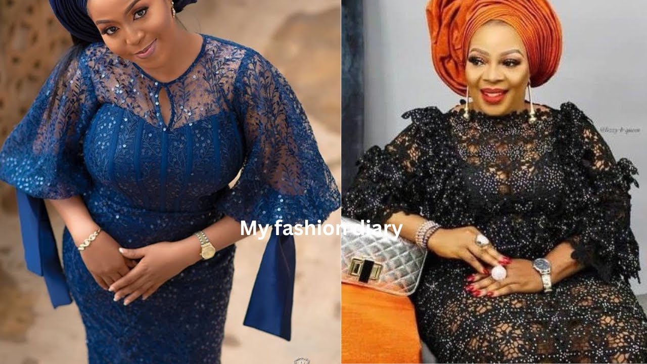 2023 award wining Lace styles for stylish women/you can't go wrong with ...