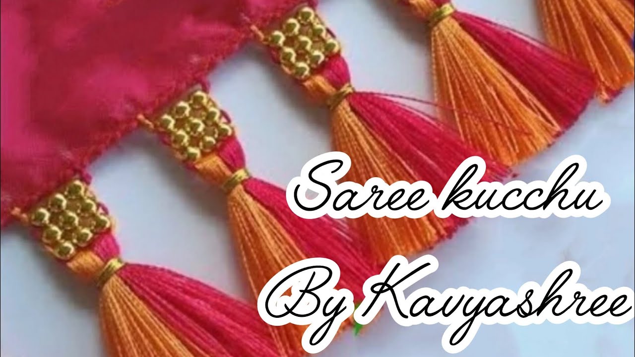 Saree kuchu making process - YouTube