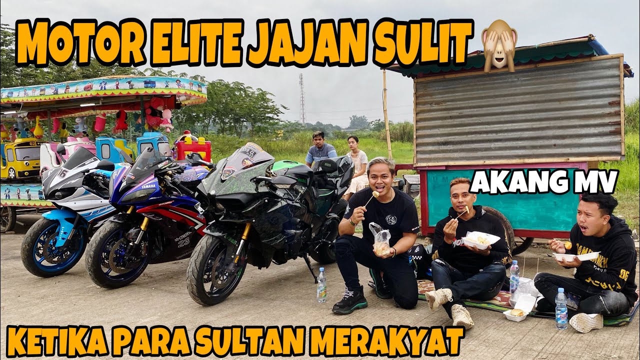 AKANG MV ANR RIDER BIKIN HEBOH MOGE JAJAN PINGGIR JALAN MOTOR ELIT ...