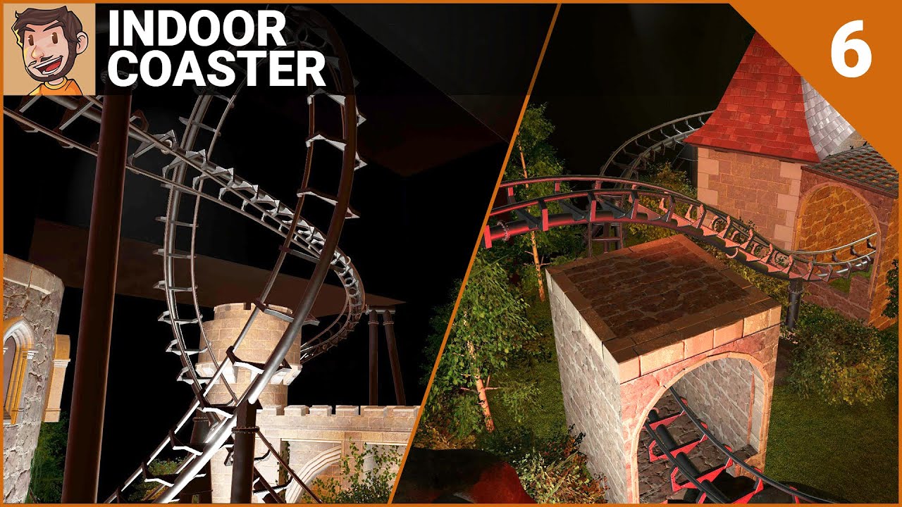 COASTER BUILD | Dark Ride | Part 6 (Planet Coaster) - YouTube