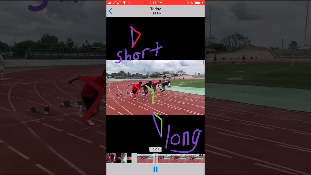 Sprinting shin angle - YouTube