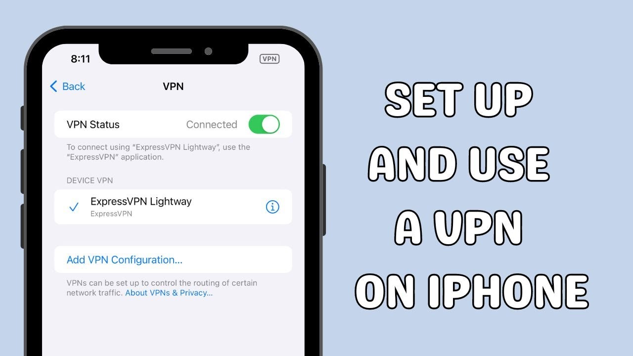 How to set up and use a VPN on iPhone - YouTube